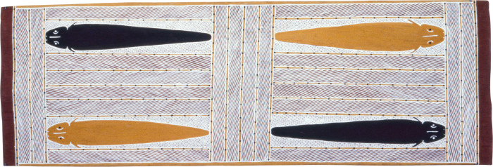 Ramingining Bark Paintings and Sculpture, 1991 - Roslyn Oxley9 Gallery
