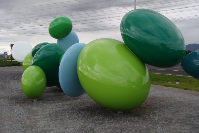 James Angus: Ellipsoidal Freeway Sculpture, 2008